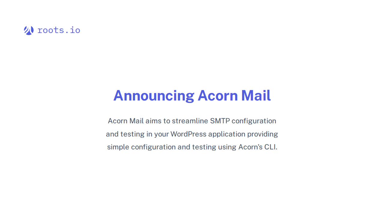 Announcing Acorn Mail | Roots